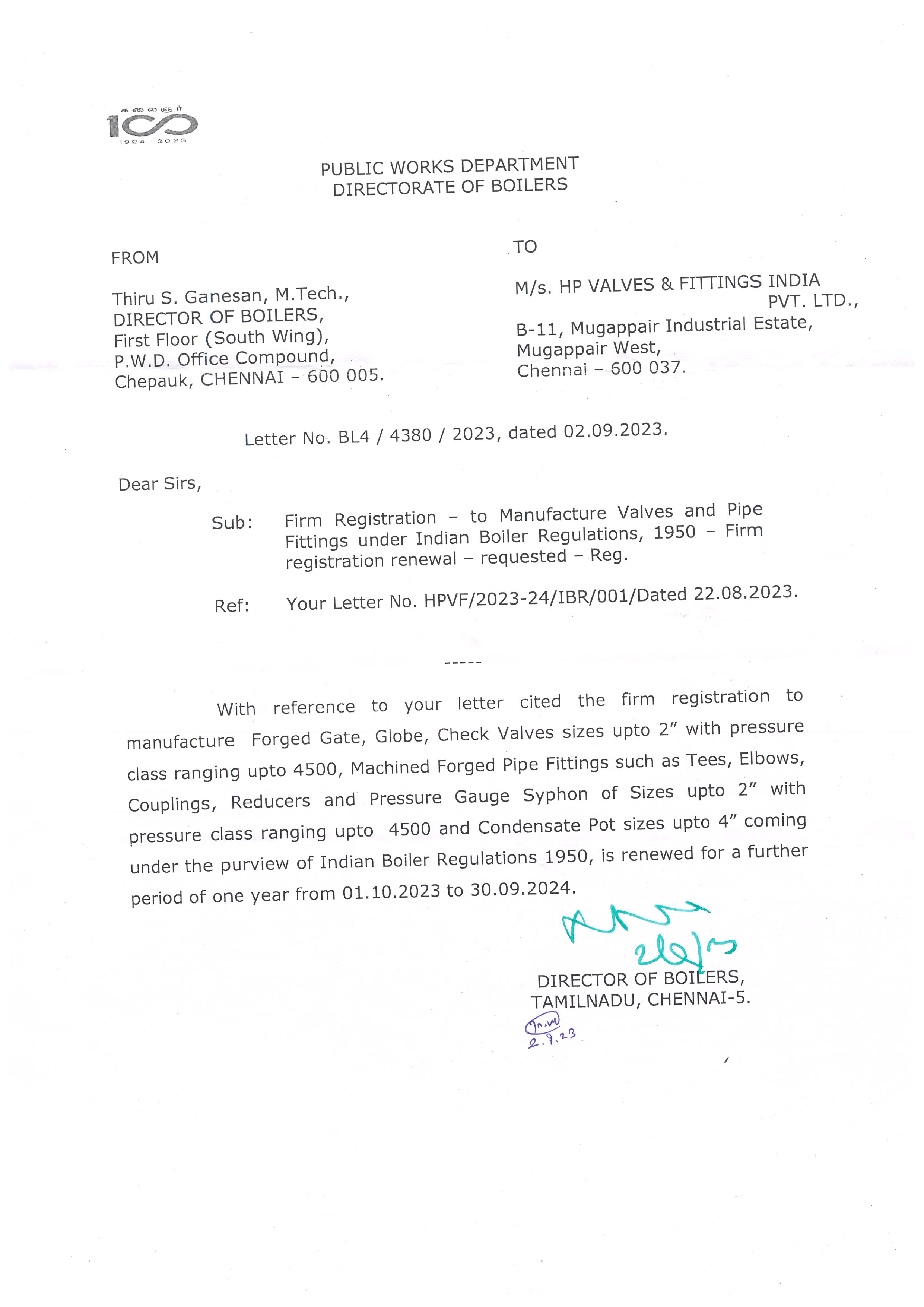 IBR Approval |Valves and Fittings | Leading Valves and Fittings ...