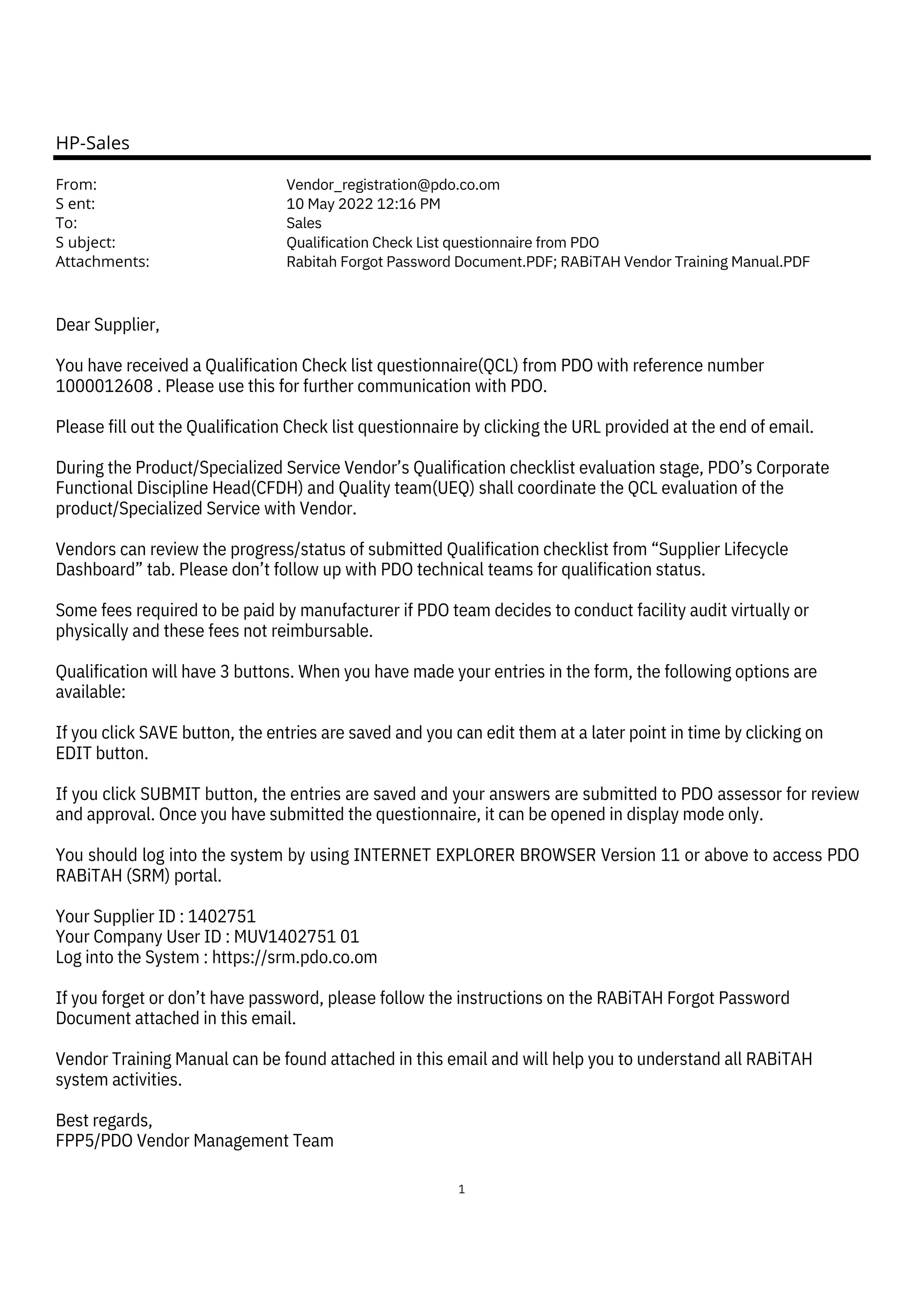 Approval Letter | Valves and Fittings | Leading Valves and Fittings ...